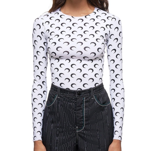 Marine Serre | Tops | Marine Serre Crescent Moon Top | Poshmark